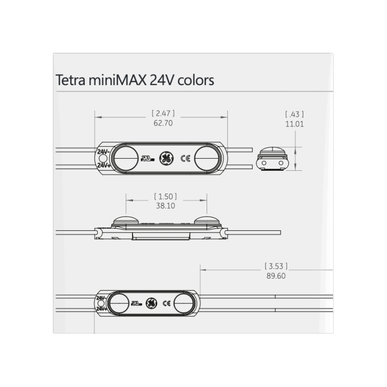 Módulo LED Tetra MAX 24V DC - Modular Signs